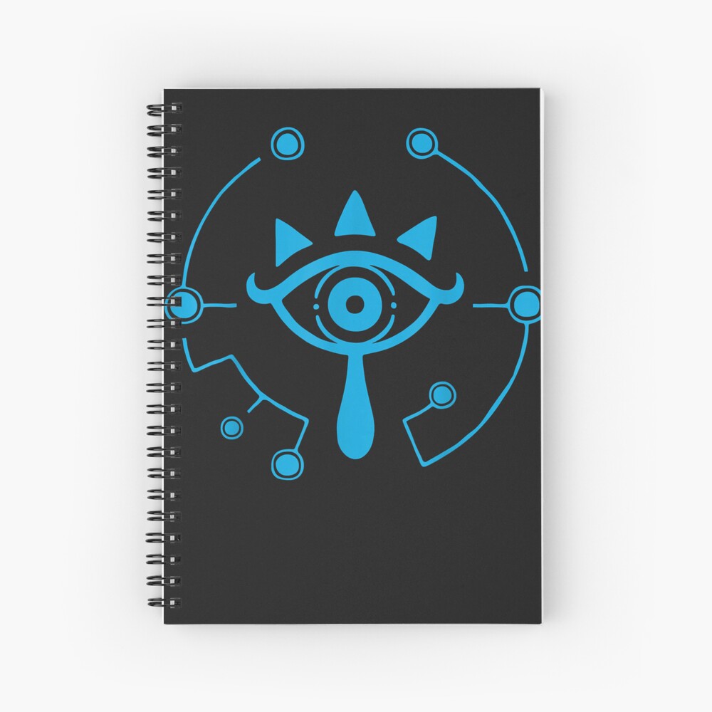 "Zelda breath of the wild sheikah eye logo" Spiral Notebook by ...