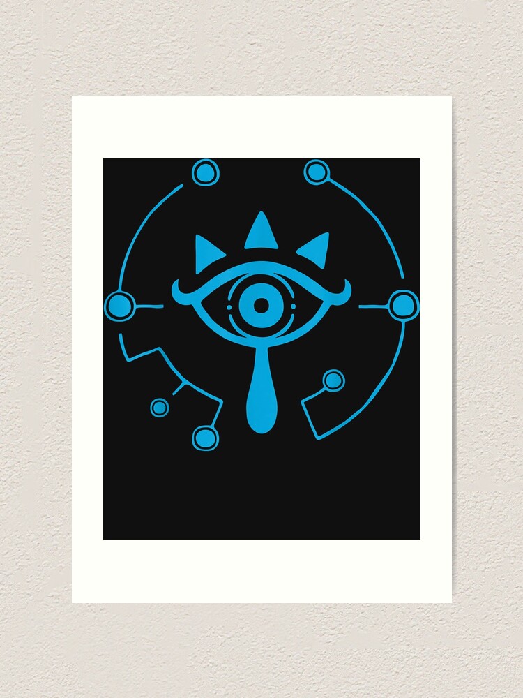 "Zelda breath of the wild sheikah eye logo" Art Print by CherylShowalt ...