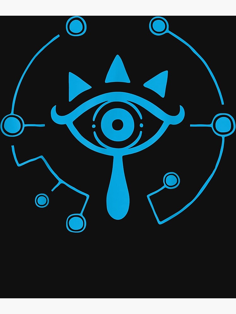 "Zelda breath of the wild sheikah eye logo" Art Print by CherylShowalt ...