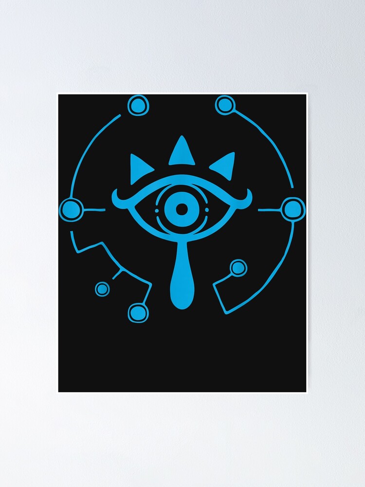 "Zelda breath of the wild sheikah eye logo" Poster for Sale by ...