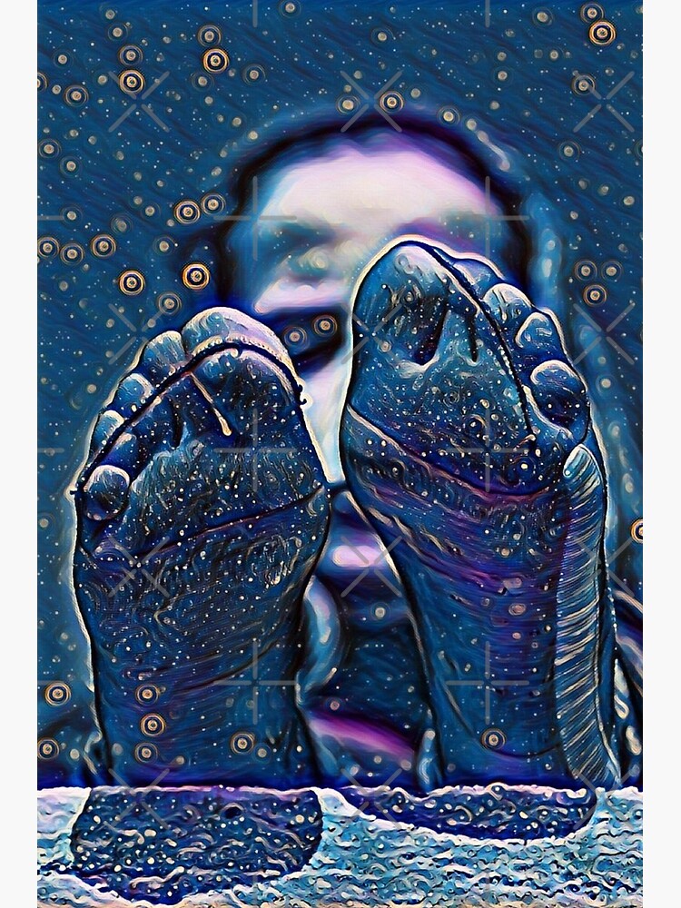 "Midnight Moonlight Sexy Pantyhose Feet Fetish Art" Poster by ...