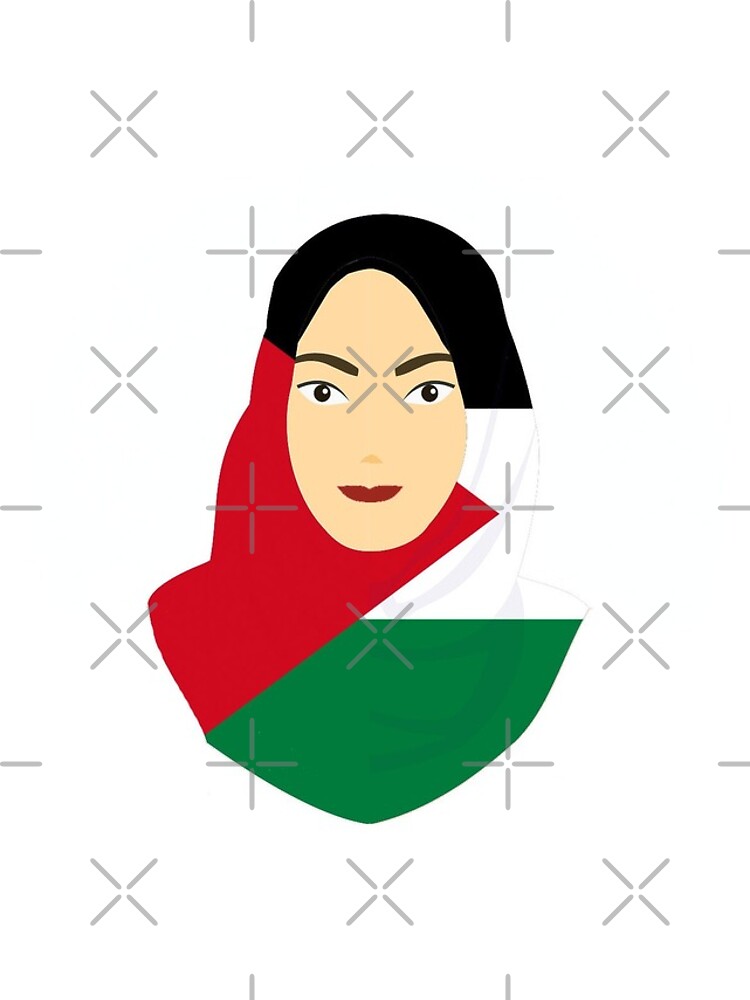 "Proud Palestinian Women in Hijab of Palestine Flag " iPhone Case for ...