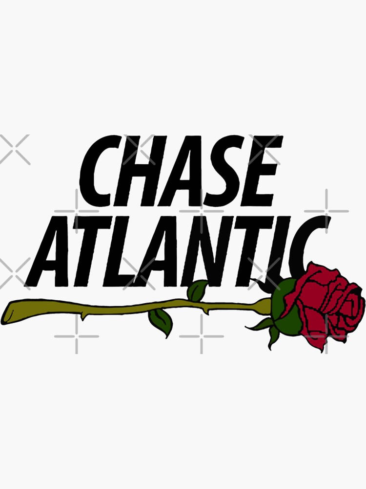 Pegatina «Chase Atlantic Rose Merch Chase Atlantic Rose Rosa» de ...