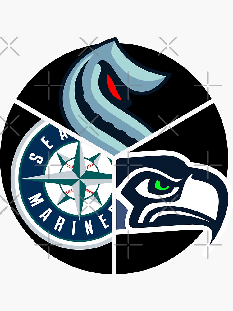 "Seattle Sports" Sticker for Sale by designsbydif | Redbubble