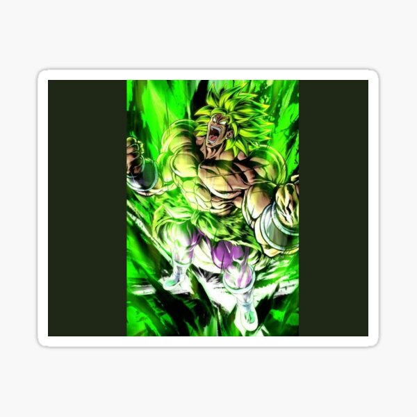 "Broly" Sticker for Sale by ALEXJR7-7 | Redbubble