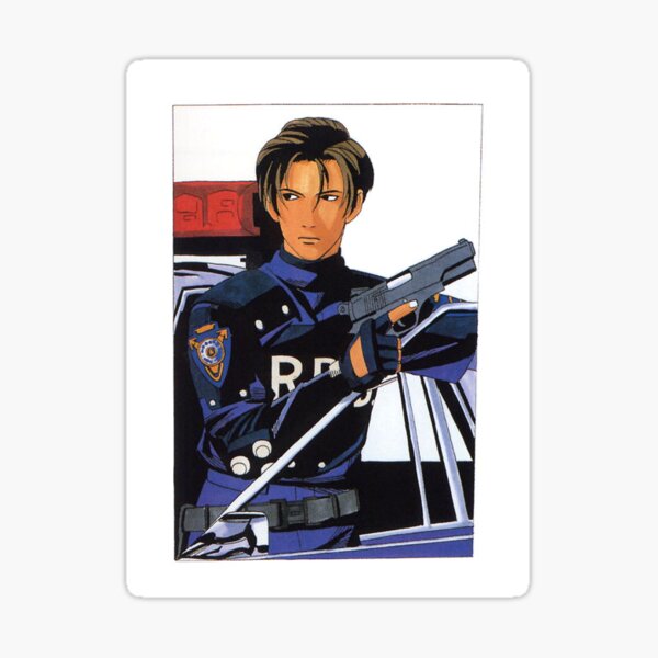 "Leon cop sticker" Sticker for Sale by TakiTeddy | Redbubble