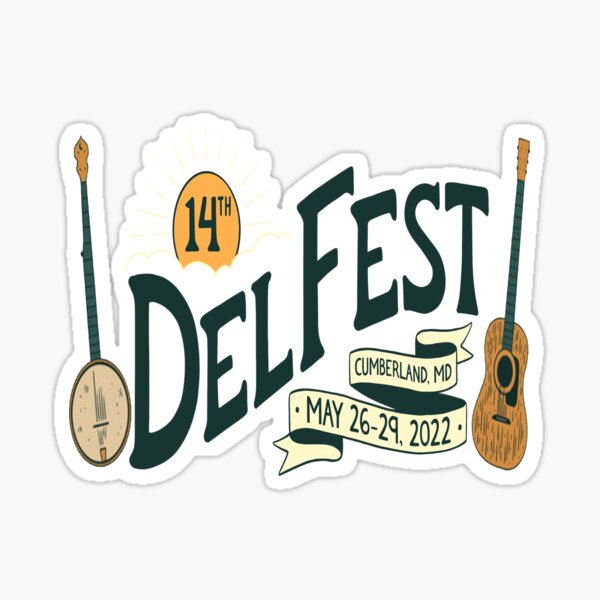 "DelFest 2022" Sticker for Sale by bonds69 | Redbubble