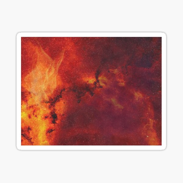 "Abstract Volcanic Eruption Red Design" Sticker for Sale by larar2 ...