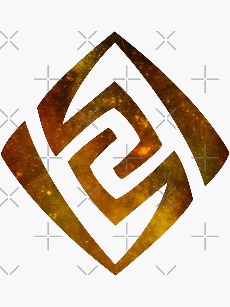 "Geo element - genshin impact" Sticker for Sale by zai01 | Redbubble