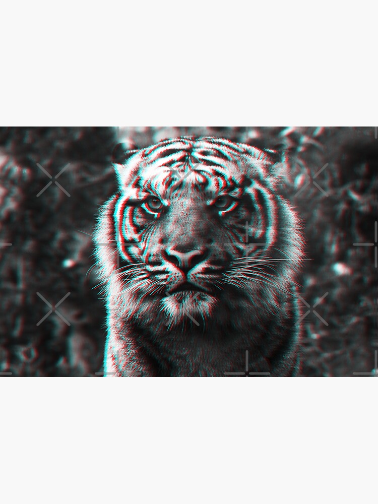 "Trippy Tiger" Sticker by Ranp | Redbubble