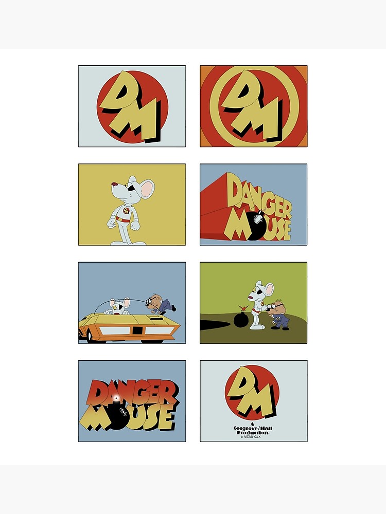 "Danger Mouse Intro T-shirt" Poster for Sale by charlottepsd | Redbubble