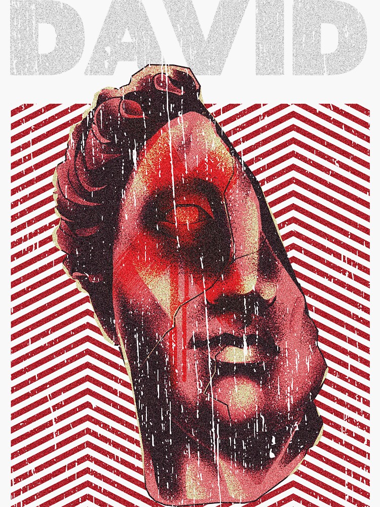 "David Statue" Sticker for Sale by Uyaburo | Redbubble