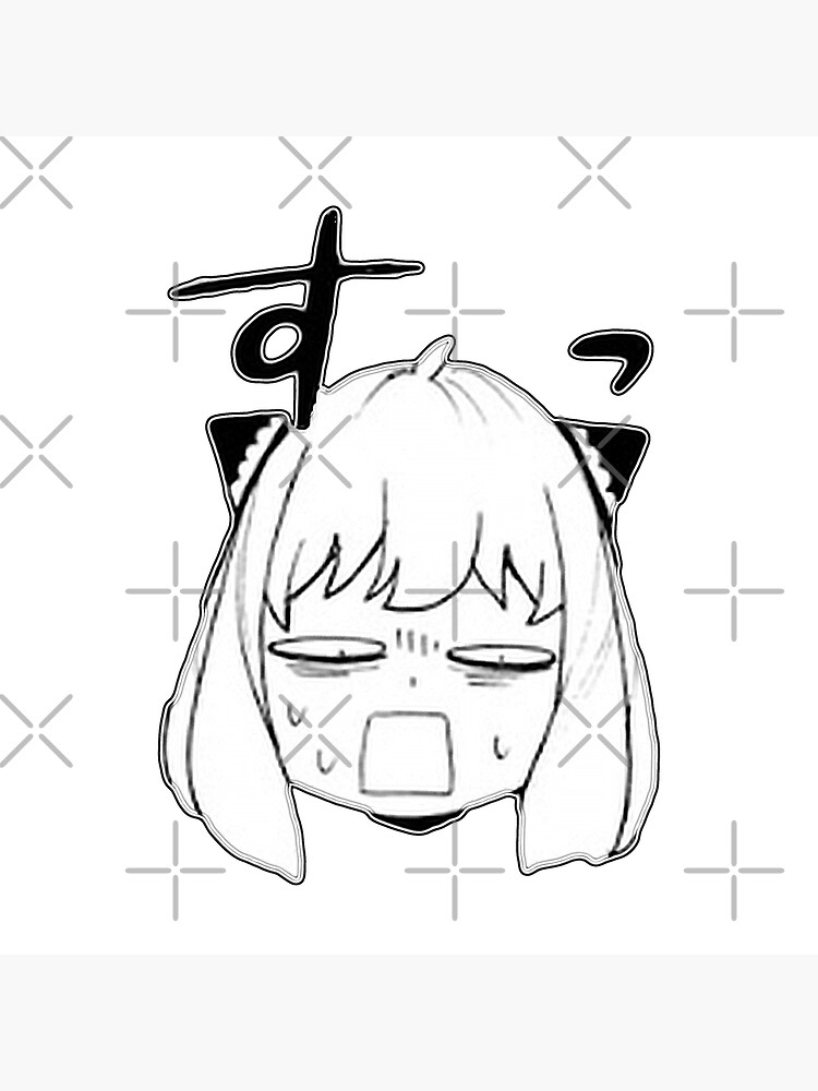 "Anya Shocked Spy x Family Manga Cap" Art Print for Sale by ...