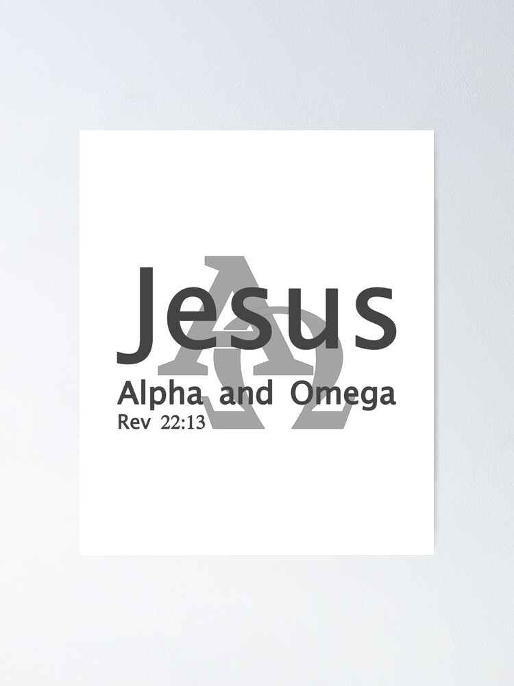 "Christian Design - Jesus, Alpha and Omega - Revelations 22 verse 13 ...