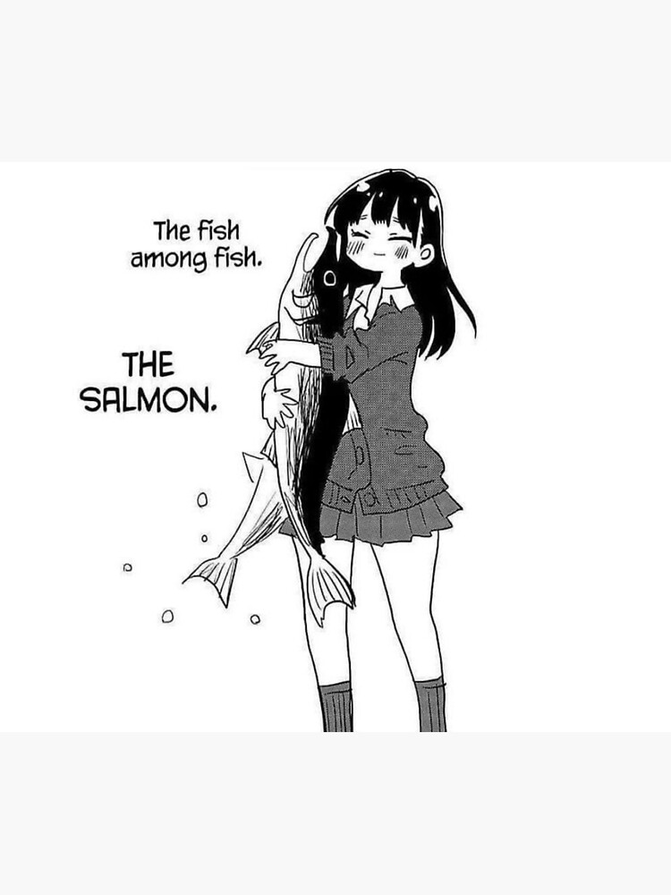 "The Fish Among Fish. The Salmon Anime Girl" Art Print for Sale by ...