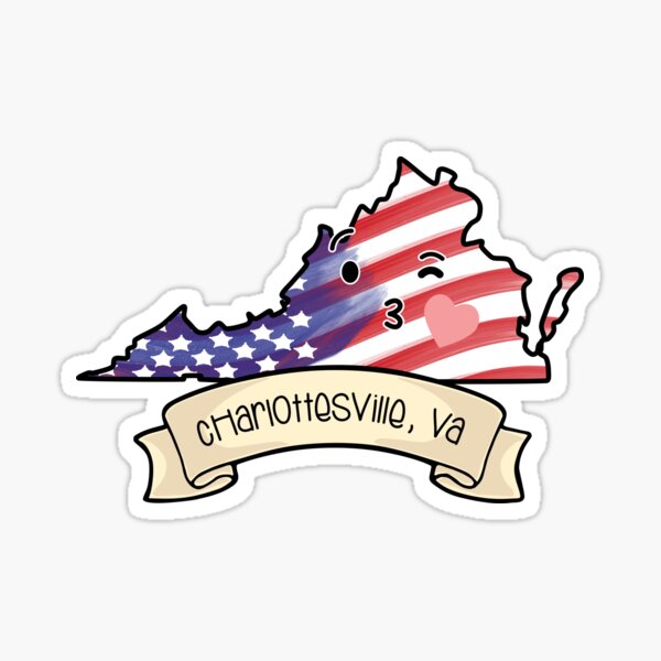 "Charlottesville" Sticker for Sale by WordsMaps | Redbubble
