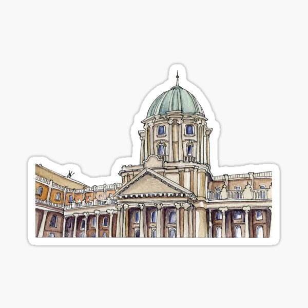 "Buda Castle" Sticker by Sunless | Redbubble