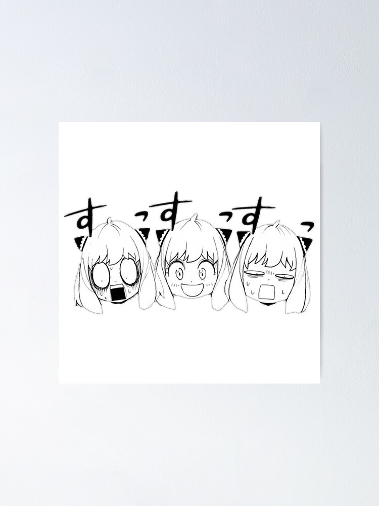 "Anya Emotions Anya Spy x Family" Poster for Sale by HowtoAesthetic ...