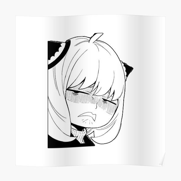 "Anya funny face" Poster for Sale by HowtoAesthetic | Redbubble