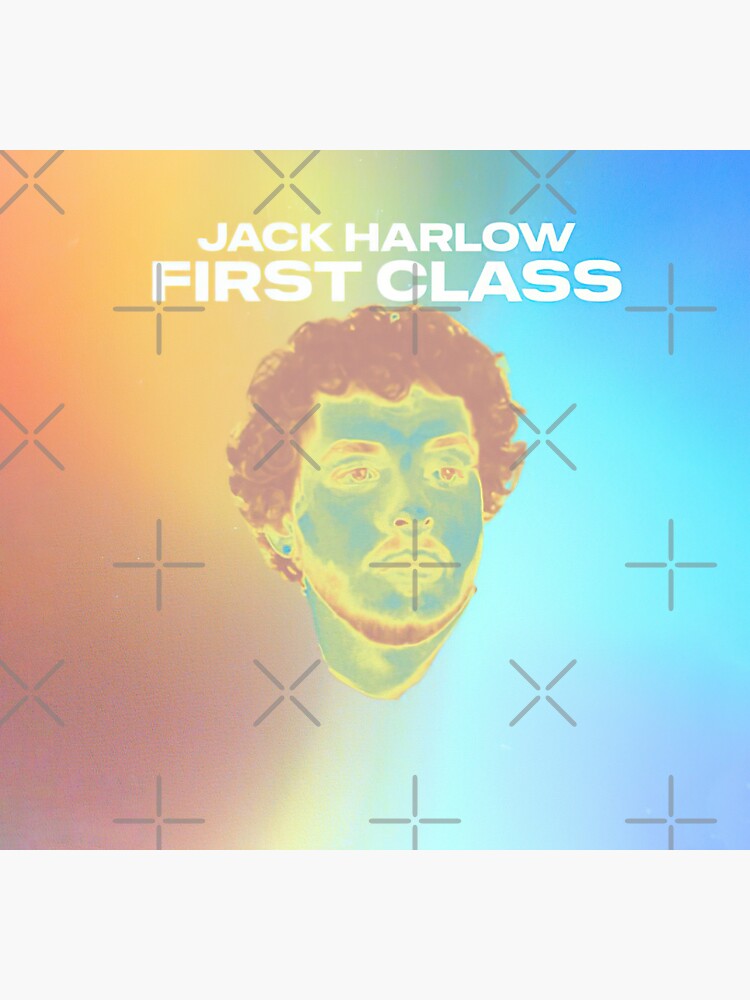 "First Class By Jack Harlow" Sticker for Sale by RolandStev122 | Redbubble