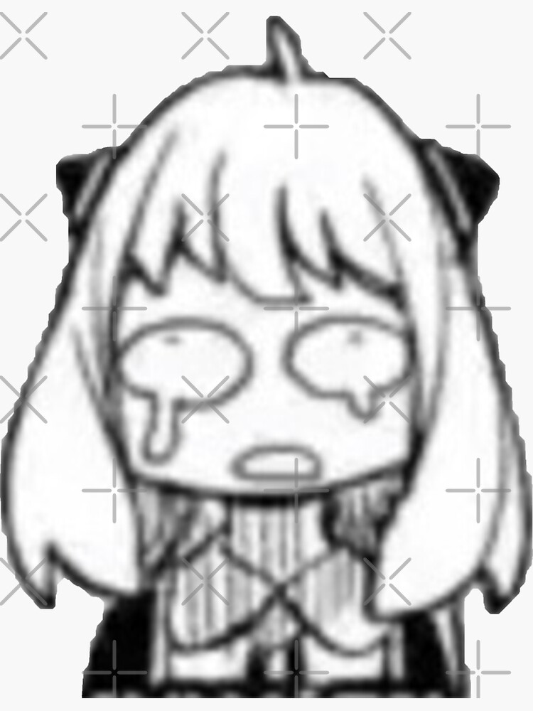 "Anya's Funniest Face" Sticker for Sale by HowtoAesthetic | Redbubble