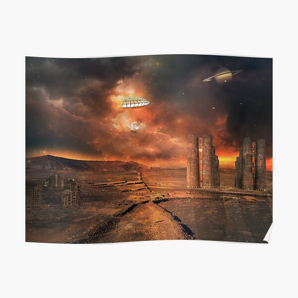 "Desolate Future" Poster for Sale by KrazyScientist | Redbubble