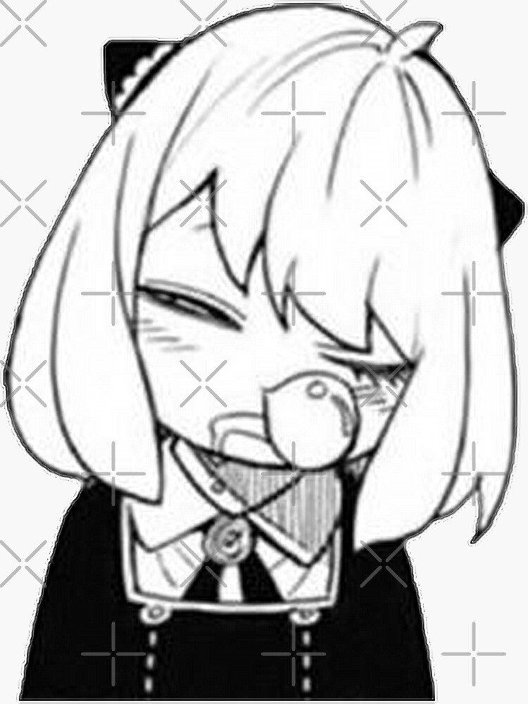 "Anya Sleeping Spy x Family" Sticker by HowtoAesthetic | Redbubble