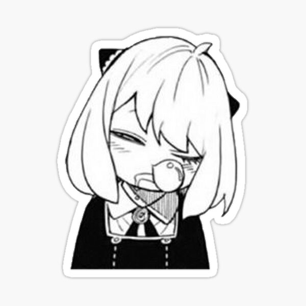 "Anya Sleeping Spy x Family" Sticker by HowtoAesthetic | Redbubble