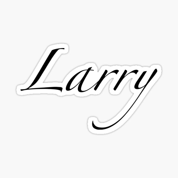 "Larry" Sticker for Sale by HUSEYINYILDIZ | Redbubble