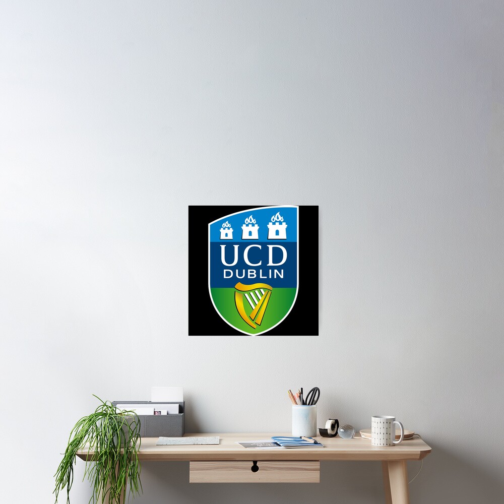 "UCD - LOGO" Poster for Sale by StefanRowe44 | Redbubble