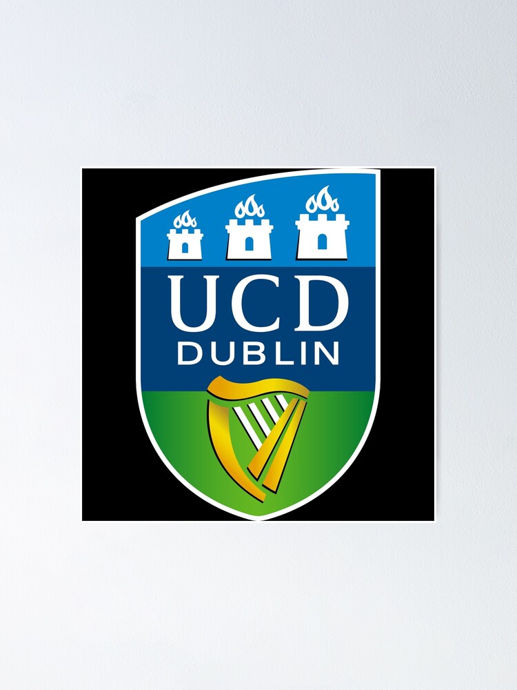 "UCD - LOGO" Poster for Sale by StefanRowe44 | Redbubble