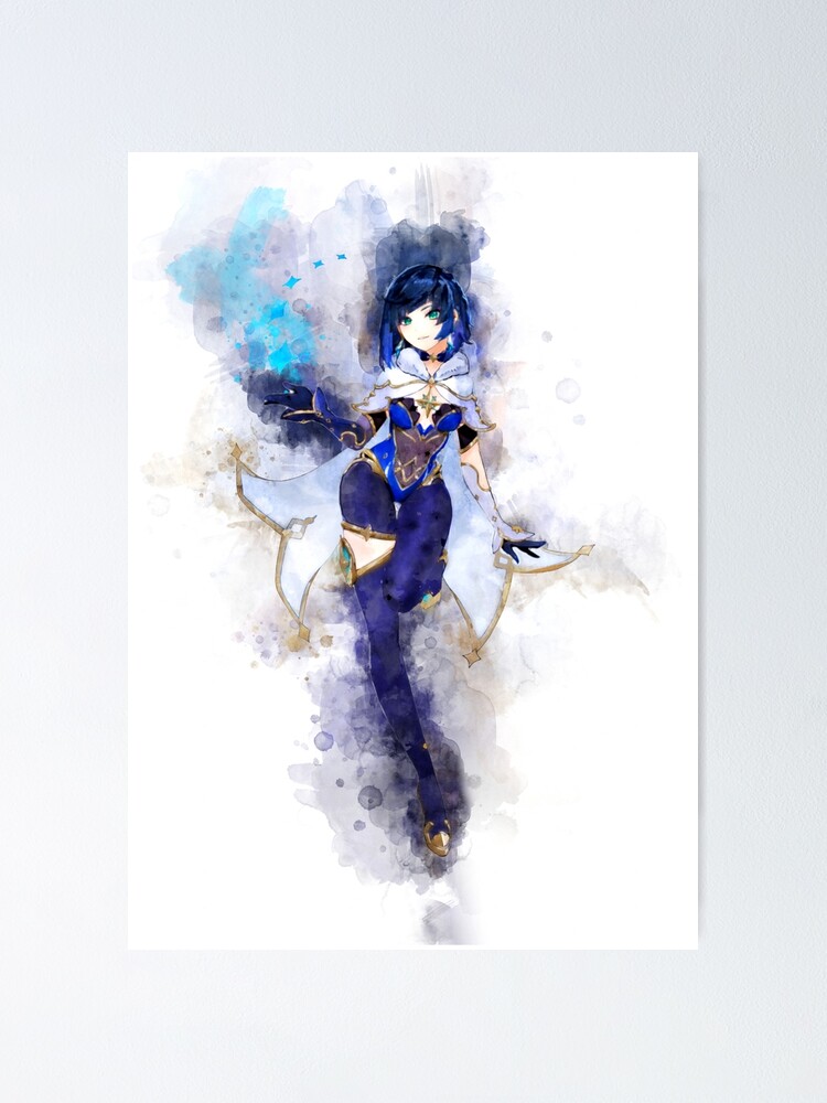 "Genshin Impact - Yelan (Watercolor)" Poster for Sale by Stylizing4You ...