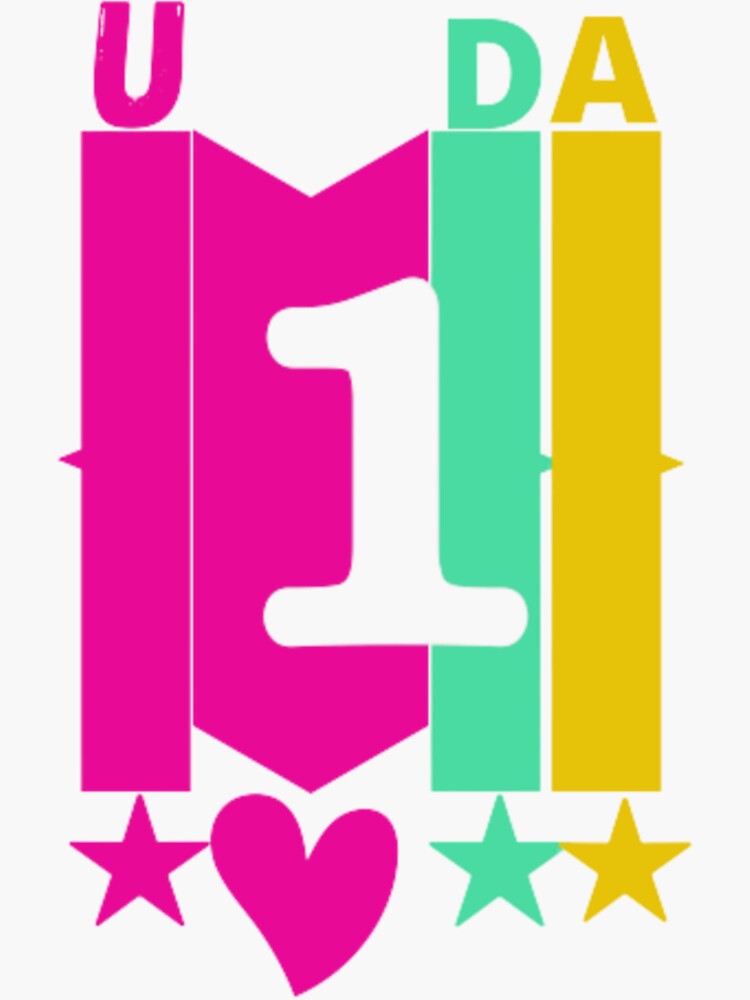 "U Da One " Sticker for Sale by Arcade-Tshirts | Redbubble