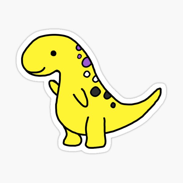 "subtle non binary pride dinosaur" Sticker for Sale by sydneymmd ...