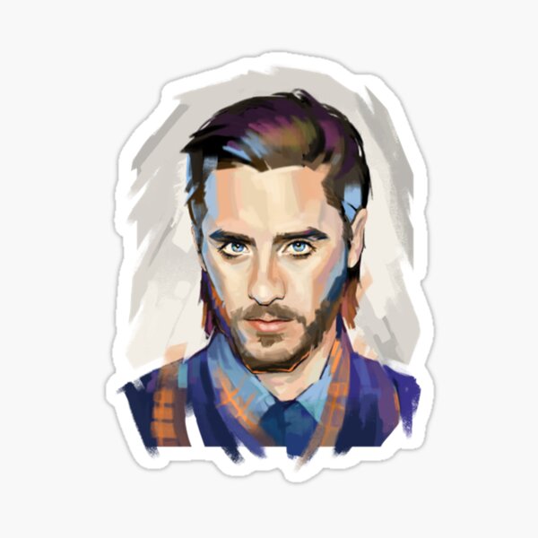 "Jared Leto" Sticker by alcarazaden | Redbubble