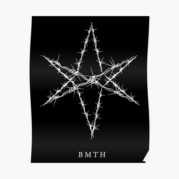 "Logo Star BMTH" Poster for Sale by carlromero | Redbubble
