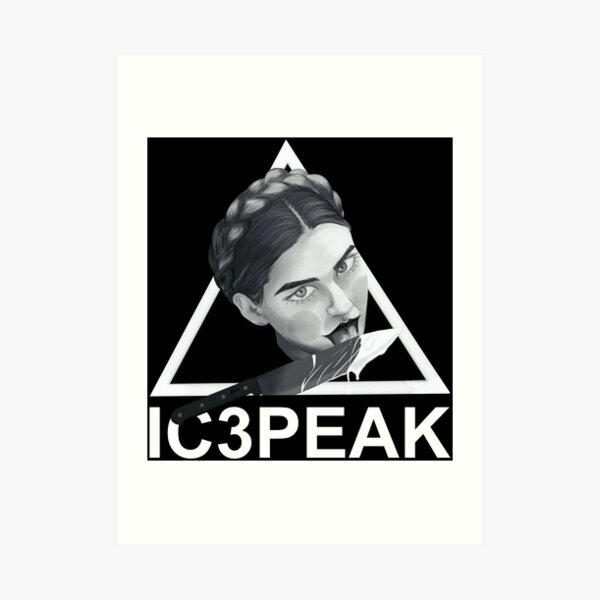 "IC3PEAK BAND MERCH" Art Print for Sale by faerobauns | Redbubble