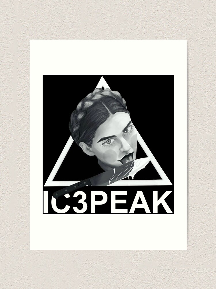 "IC3PEAK BAND MERCH" Art Print for Sale by faerobauns | Redbubble
