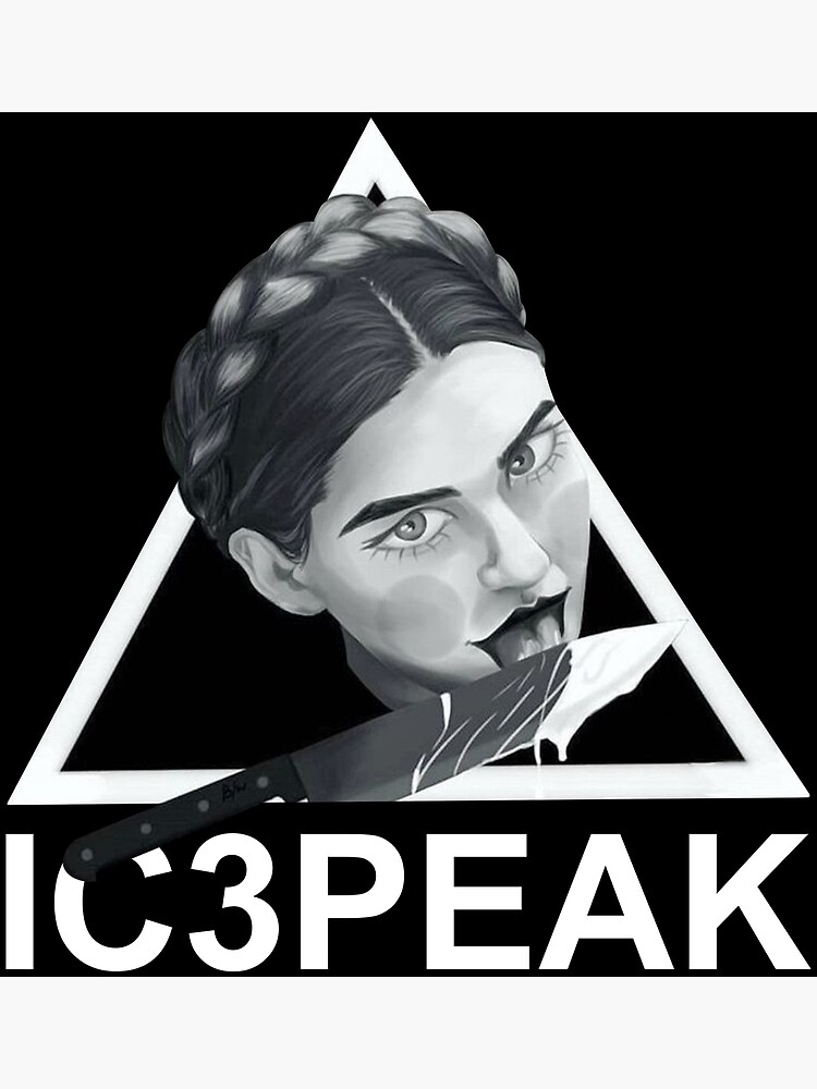 "IC3PEAK BAND MERCH" Art Print for Sale by faerobauns | Redbubble