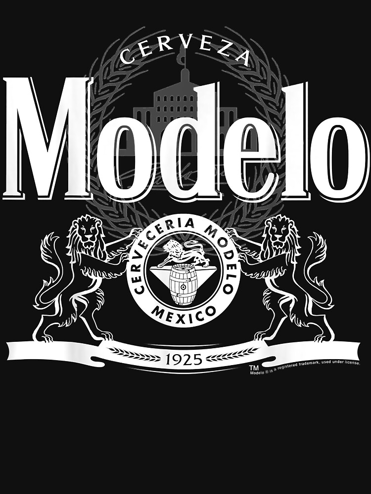 "Classic modelo logo" T-shirt by TranMinh | Redbubble | drunk t-shirts ...