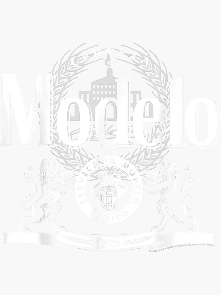 "Classic modelo logo" Sticker by TranMinh | Redbubble