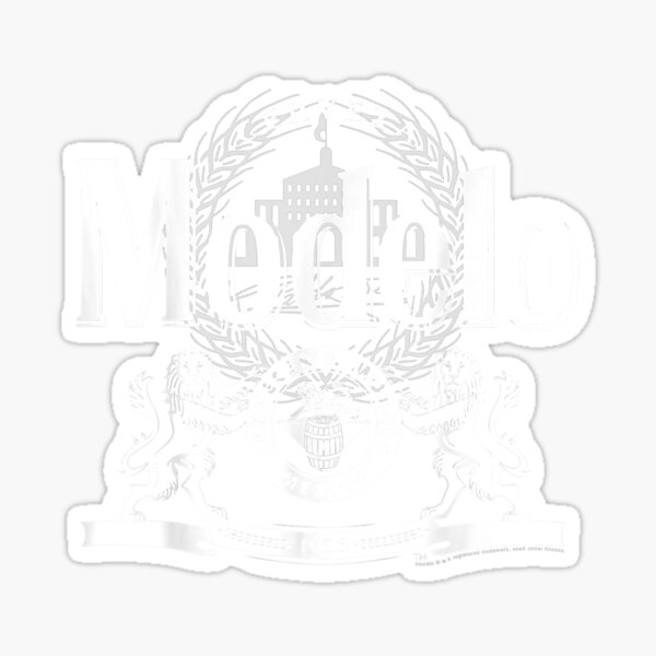 "Classic modelo logo" Sticker by TranMinh | Redbubble