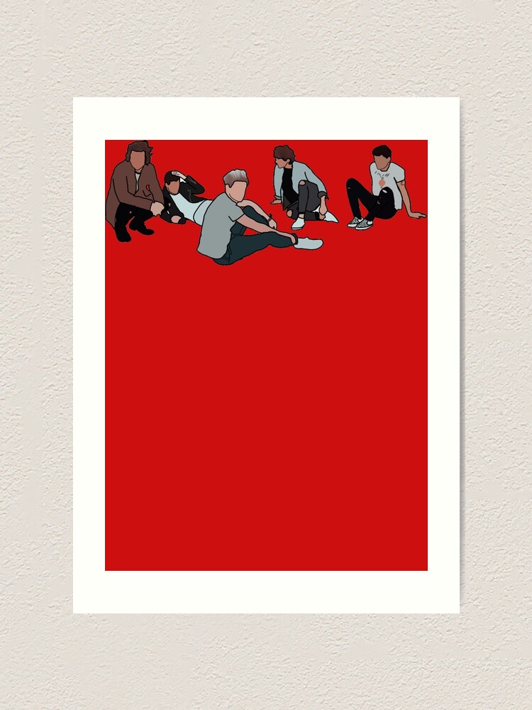 "One Direction Outline " Art Print for Sale by IsaacBoutin | Redbubble