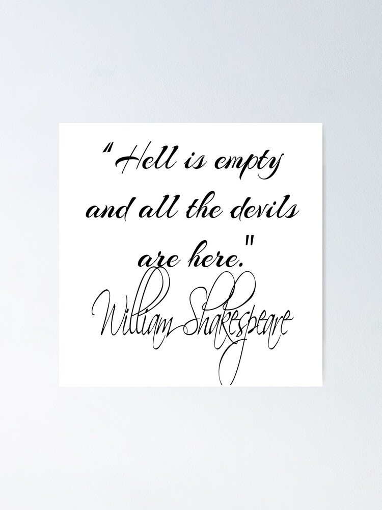 "William Shakespeare quotes" Poster for Sale by QuotesInDilemma | Redbubble