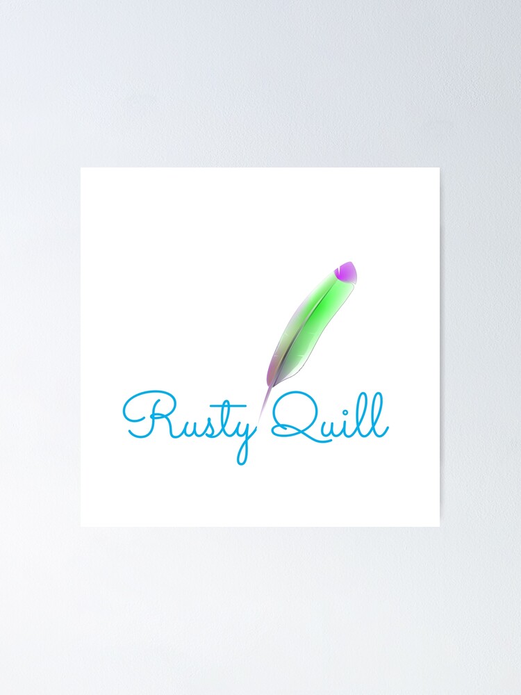 "rusty quill" Poster for Sale by MazouzStore | Redbubble