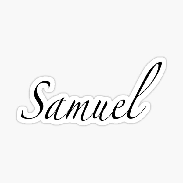 "Samuel" Sticker for Sale by HUSEYINYILDIZ | Redbubble