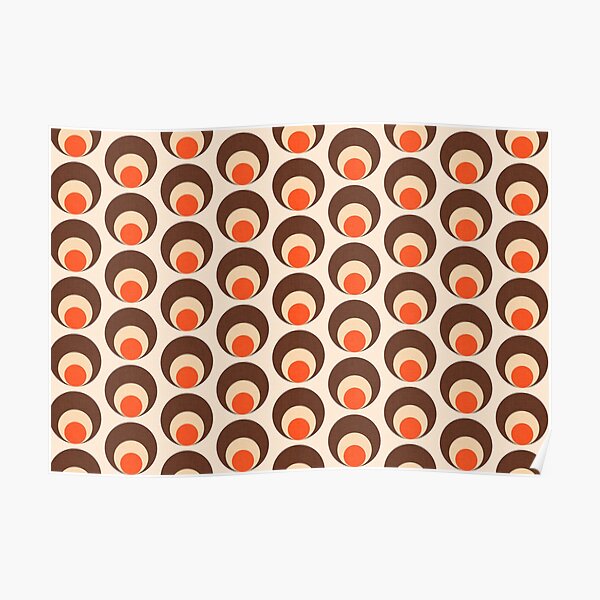 "classic mid mod - Eye Pearl Brown " Poster for Sale by susycosta ...