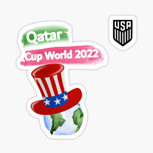 "FiFA Cup World Qatar 2022 USa ___ 22" Sticker by Artshoopp | Redbubble