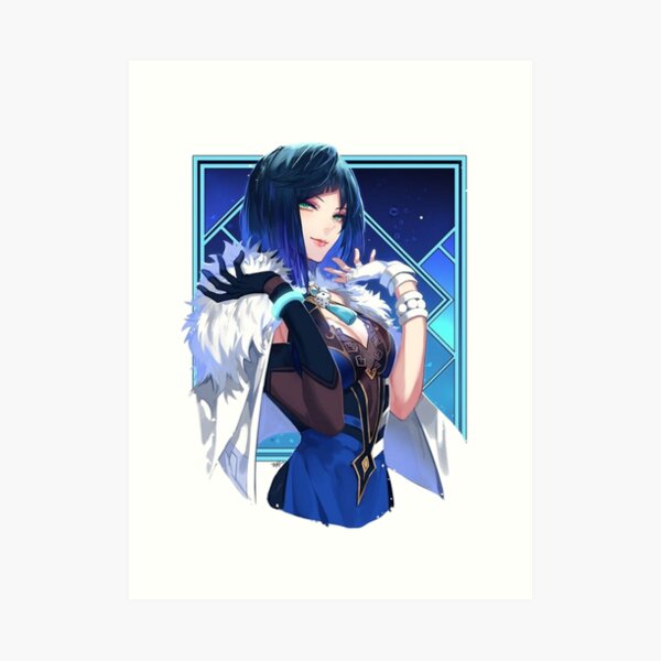 "Yelan -genshin impact" Art Print by Svincee | Redbubble