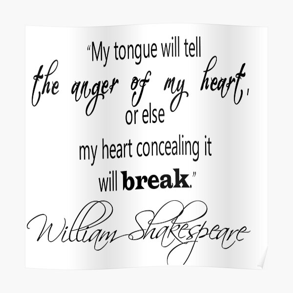 "William Shakespeare quotes" Poster for Sale by QuotesInDilemma | Redbubble